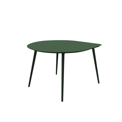 Lot de 2 tables basses de jardin en métal vert forêt et vert sauge ...