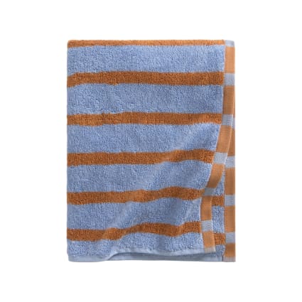 Toalla de baño color azul 90x150 Saturno | Maisons du Monde