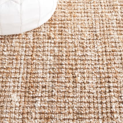 Alfombra yute beige/marfil 183 x 183 cm Natural fiber | Maisons du Monde