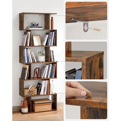 Scaffale libreria divisorio a cubi marrone vintage Keith | Maisons du Monde