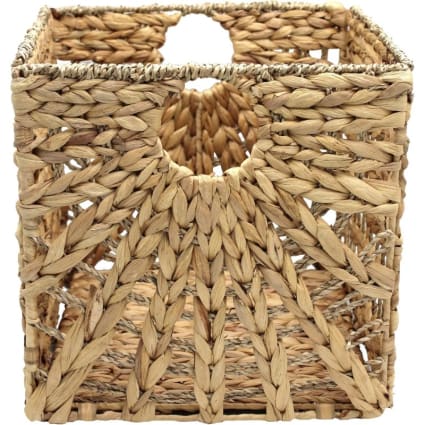 Set di 2 cestini in giunco marino con motivo del sole 31x31x31cm B&b ...