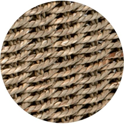 Set di 4 cestini pieghevoli in giunco marino naturale 31x31x31cm B&b ...