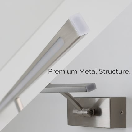 Applique LED pour tableaux en aluminium nickel 45,5 cm 2700 K Dali ...