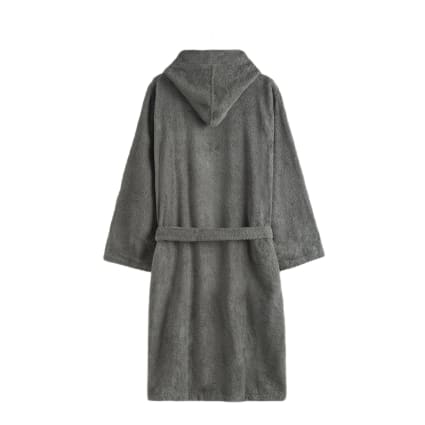 Albornoz algodón capucha gris oscuro Zeus | Maisons du Monde