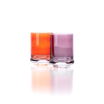 Verre en verre violet 8,8x8,8x10,4cm Dof | Maisons du Monde