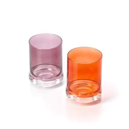 Verre en verre violet 8,8x8,8x10,4cm Dof | Maisons du Monde