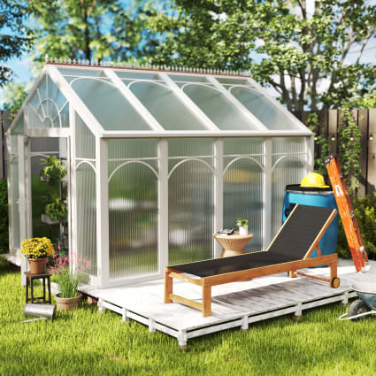 Tumbona de madera 186x60x33 cm negro | Maisons du Monde