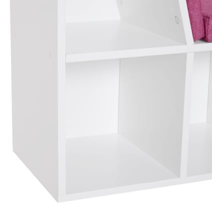 Librería 102x30x61 cm blanco y rosa | Maisons du Monde