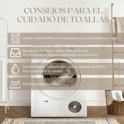 Asciugamano da bagno 600g blu 100x150-Zero Twist Harmony | Maisons du Monde