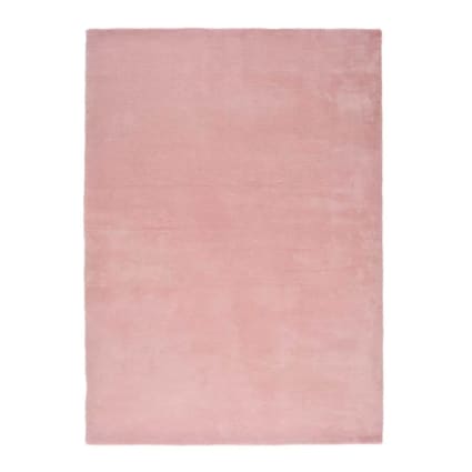 Tappeto liscio rosa 190x290 cm Berna | Maisons du Monde