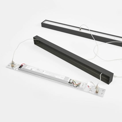 Lampada a sospensione in alluminio nero Jolinda | Maisons du Monde