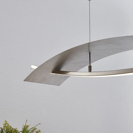 Lampada a sospensione in metallo argento Marija | Maisons du Monde