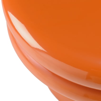 Table d'appoint design en fer couleur orange fluo Hortense | Maisons du ...