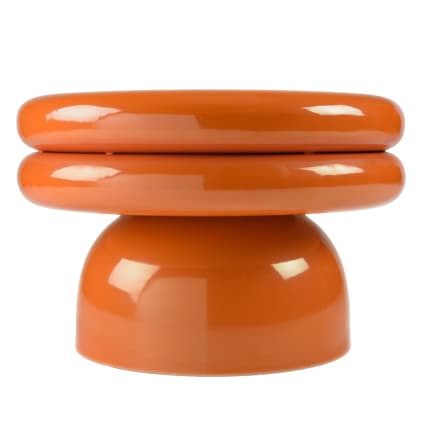 Table d'appoint design en fer couleur orange fluo Hortense | Maisons du ...