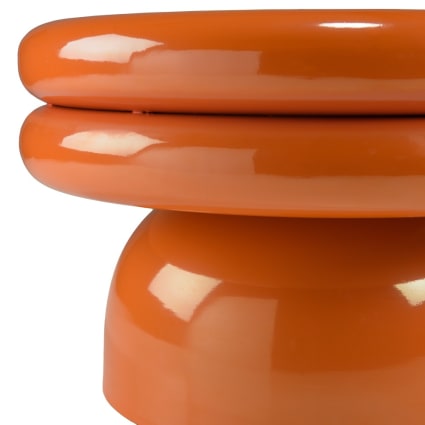 Table d'appoint design en fer couleur orange fluo Hortense | Maisons du ...