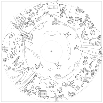 Ricarica 20 fogli giganti – Fun Activities – D.70 cm | Maisons du Monde