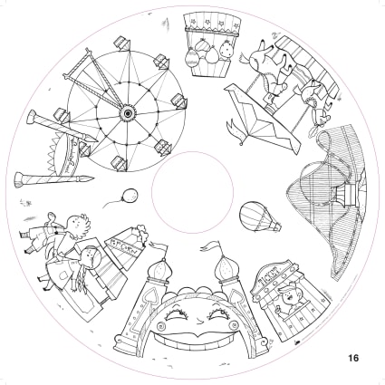 Ricarica 20 fogli giganti – Fun Activities – D.70 cm | Maisons du Monde