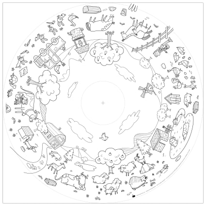 Ricarica 20 fogli giganti – Fun Activities – D.70 cm | Maisons du Monde