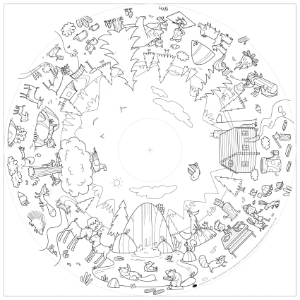 Ricarica 20 fogli giganti – Fun Activities – D.70 cm | Maisons du Monde