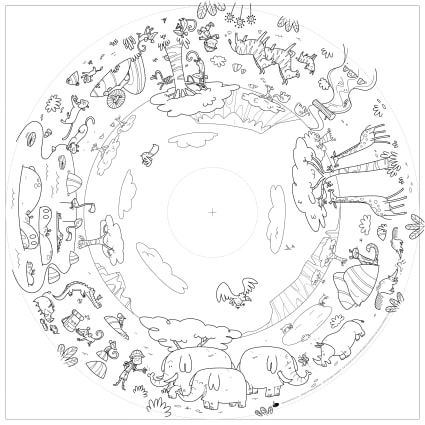 Ricarica 20 fogli giganti – Fun Activities – D.70 cm | Maisons du Monde