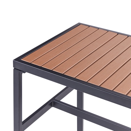 Set bar da giardino 2 posti marrone/nero metallo Avetrana | Maisons du ...