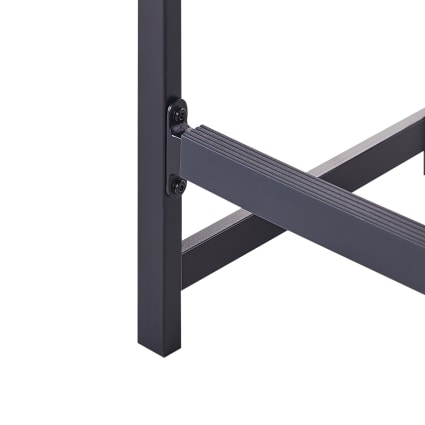 Set bar da giardino 2 posti marrone/nero metallo Avetrana | Maisons du ...