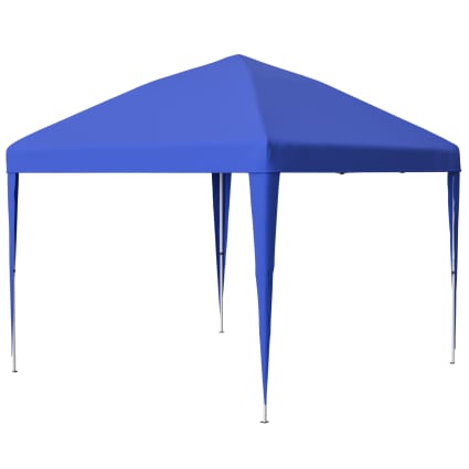 Pavillon pliant en métal et polyester bleu 3 x 3 m | Maisons du Monde
