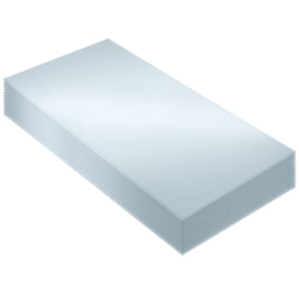 Lot de 14 plaques à double paroi en polycarbonate découpables Shiny ...