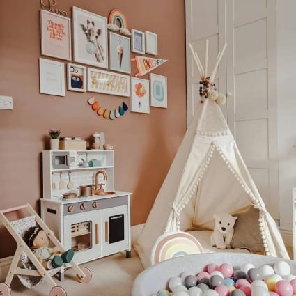 Original-Tipi für Kinder aus Stoff, Beige | Maisons du Monde