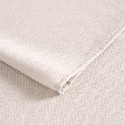 Nappe unie anti-taches texturé gris clair 140x350 cm Fons | Maisons du ...