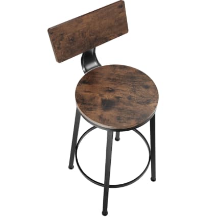 4 Pièces Tabourets De Bar Industriel Color Industrial Dark Poole ...