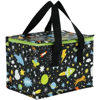 Sac à goûter enfant isotherme noir 16x23 cm | Maisons du Monde
