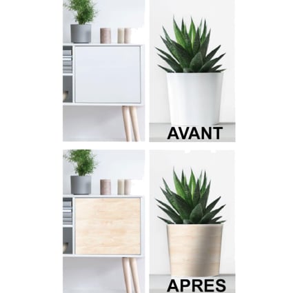 Rouleau sticker bois n° 1 - 45 x 150 cm BOIS | Maisons du Monde