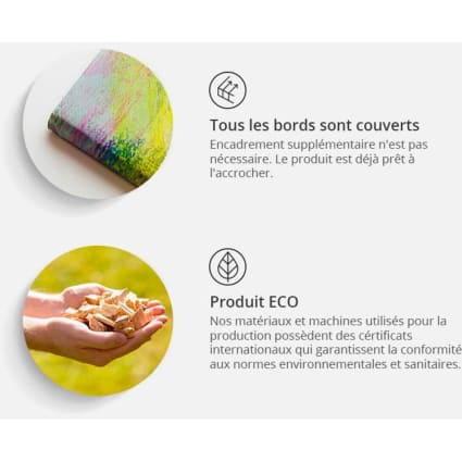 Tableau vache pie 120 x 80 cm | Maisons du Monde