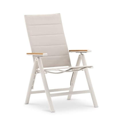 Pack 8 sedie impilabili alluminio e rattan Salamina | Maisons du Monde