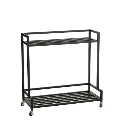 Support pour plantes d'extérieur Noir Fer H81xl35xL80cm Greenrax ...