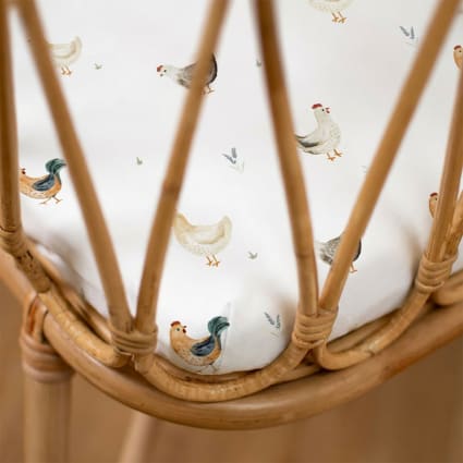Drap housse berceau bébé en coton Écru 40x80 cm Gallina | Maisons du Monde