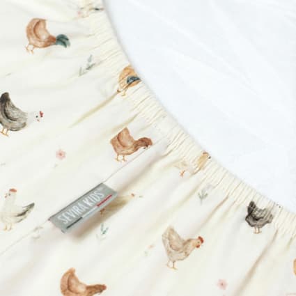 Drap housse berceau bébé en coton Écru 40x80 cm Gallina | Maisons du Monde