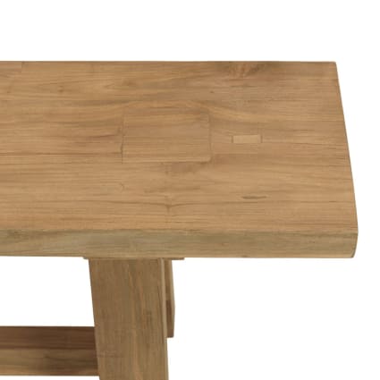 Banc de jardin 300x28 en teck recyclé naturel Kally | Maisons du Monde