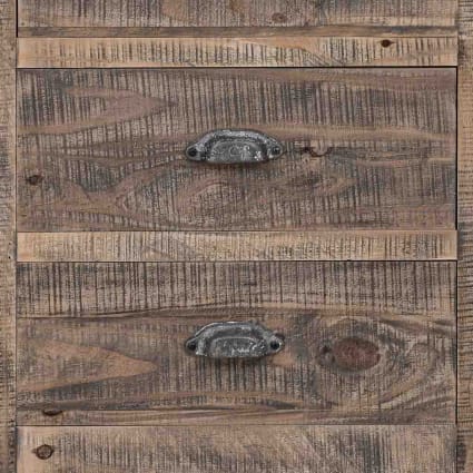 Holzvitrine mit einer Tür, 58 x 40 x 200 cm (H) Braun Leño | Maisons du ...