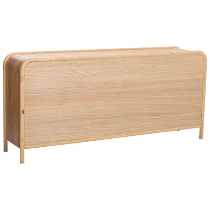 Sideboard aus Holz und Rattan 180 x 40 x 82 cm (H) Braun Nido | Maisons ...