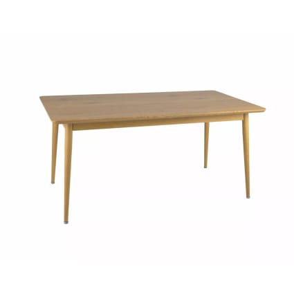 Table de salle à manger extensible aspect chêne 160-200cm Shadow ...