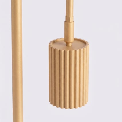 Lampadaires aluminium doré H 160 cm Karbon | Maisons du Monde