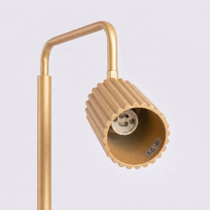 Lampadaires aluminium doré H 160 cm Karbon | Maisons du Monde