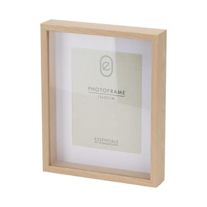 Marco de fotos en mdf natural de 23x4,5x28,5cm | Maisons du Monde