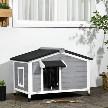 Caseta para perros 97x72x65 cm gris | Maisons du Monde