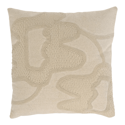 Coussin en coton blanc 50 * 50 cm Kedi | Maisons du Monde