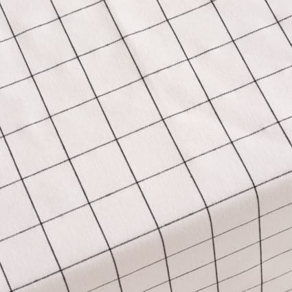 Tischdecke mit Relief-Karo, Weiß 150x100 cm Basto | Maisons du Monde