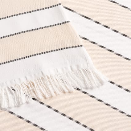 Paréo de plage en coton à rayures 90x180 cm Solte | Maisons du Monde