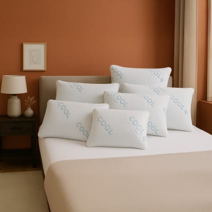 Oreiller à mémoire de forme 60x60 cm Thermorégulant | Maisons du Monde